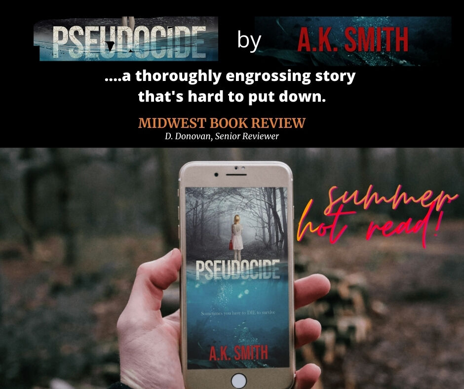 Pseudocide by A.K. Smith #giveaway | Nina Soden